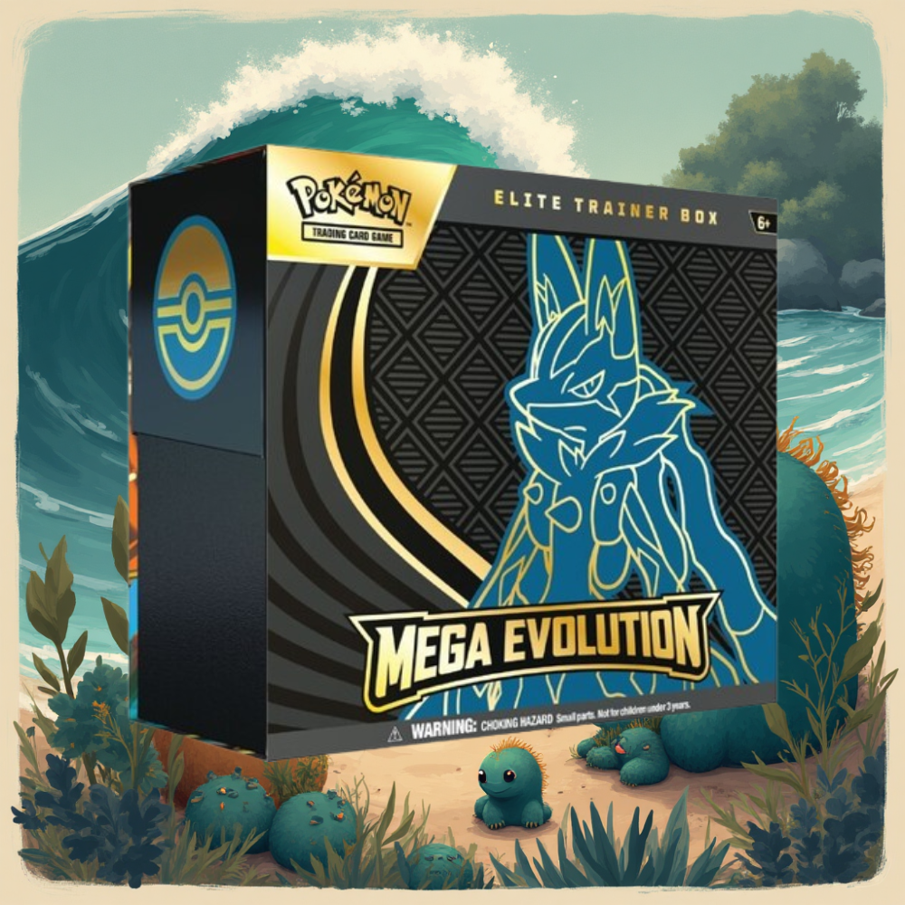 Pokémon TCG: Mega Evolution Elite Trainer Box – Mega Lucario – CardSurfer